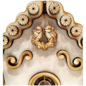 Birch Ply or MDF Gingerbread Cottage Kit